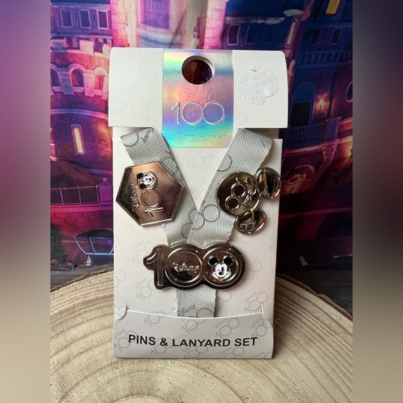 Disney | Jewelry | Primark Exclusive Disney 0th Pin Lanyard Set Mickey ...